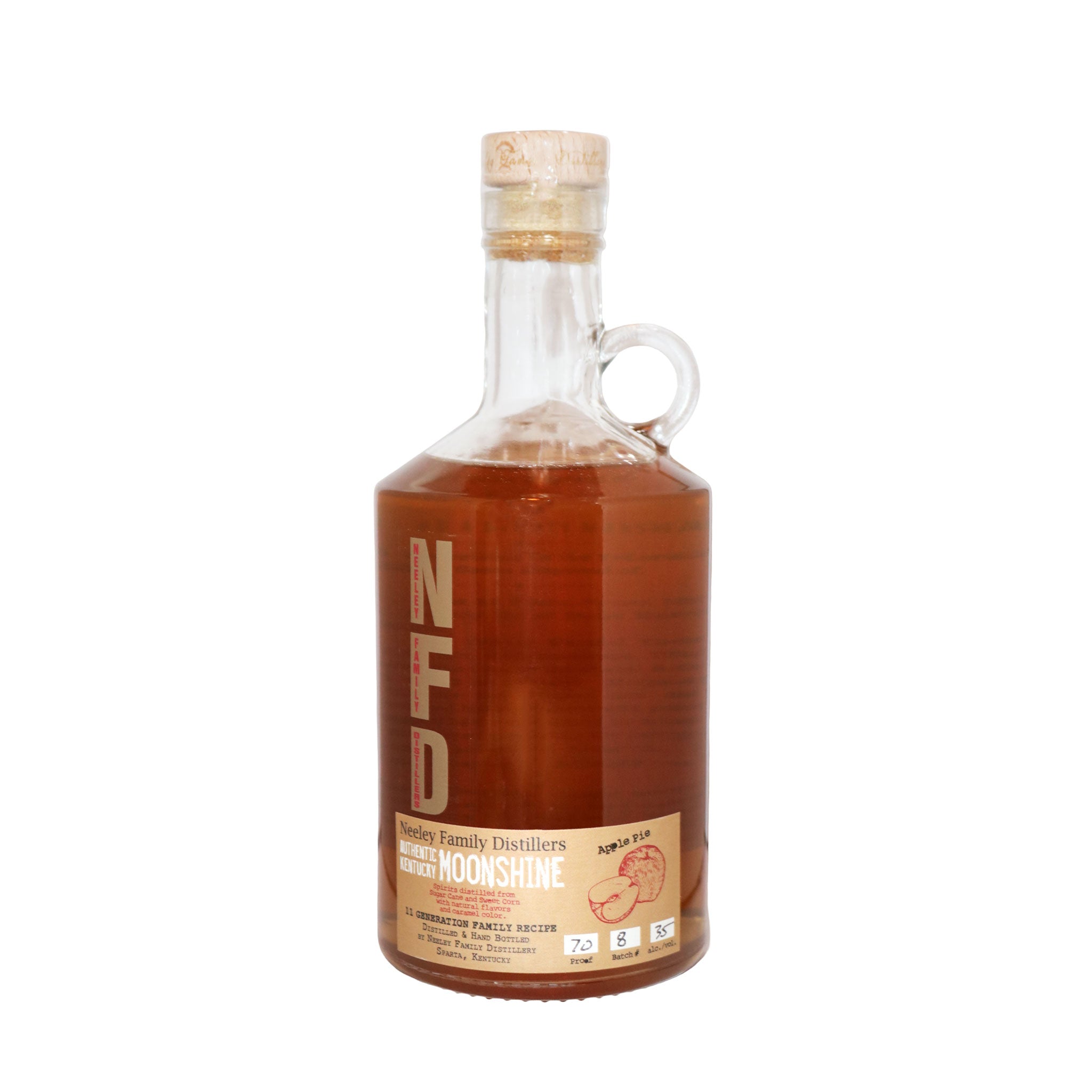 Neeley Apple Pie Moonshine 70 Proof 750ml – Kentucky Bourbon Direct